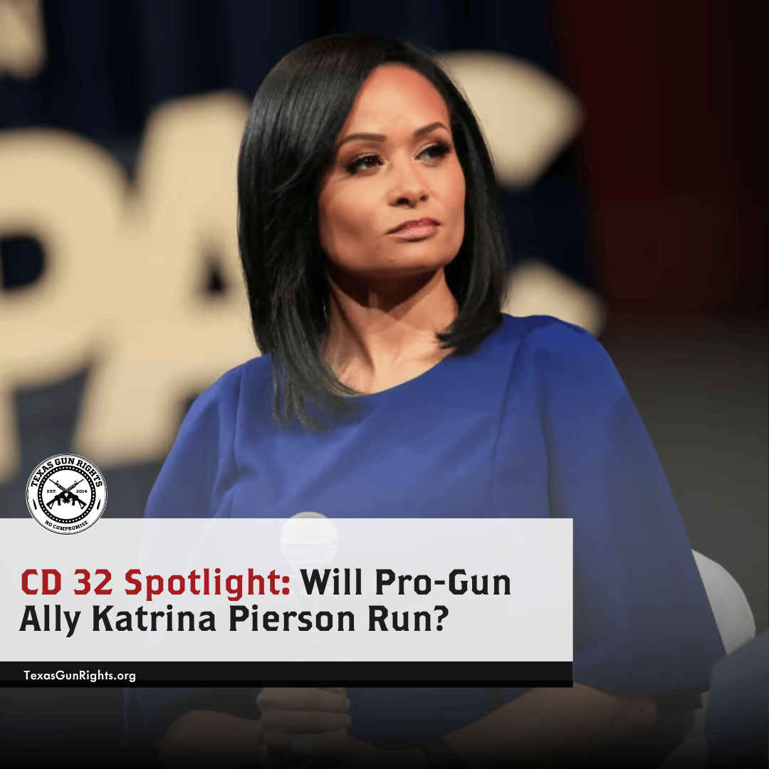 CD 32 Spotlight: Will Pro-Gun Ally Katrina Pierson Run? - Texas Gun Rights